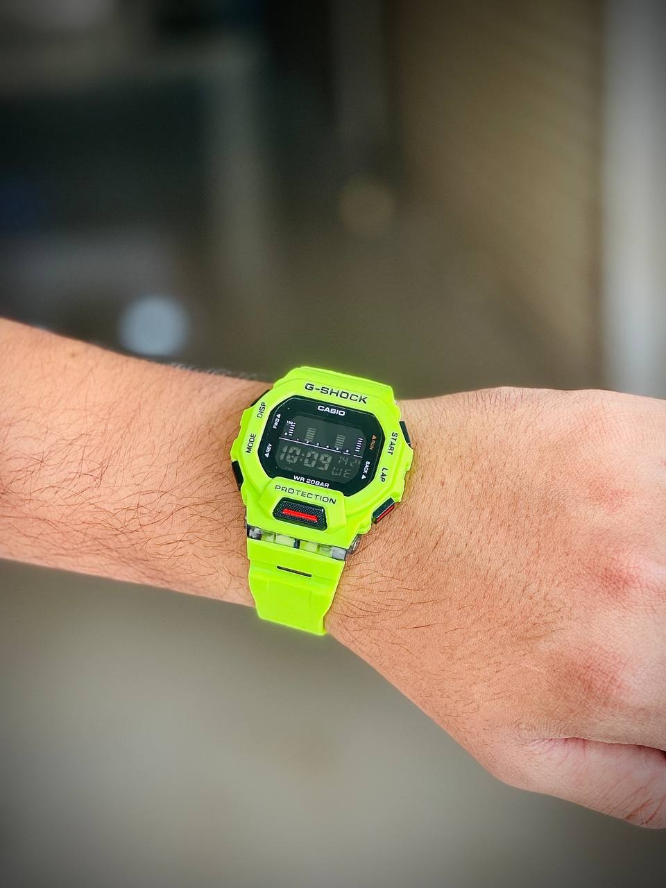 Casio G-Shock GBD-200-9DR Neon Green Digital Watch