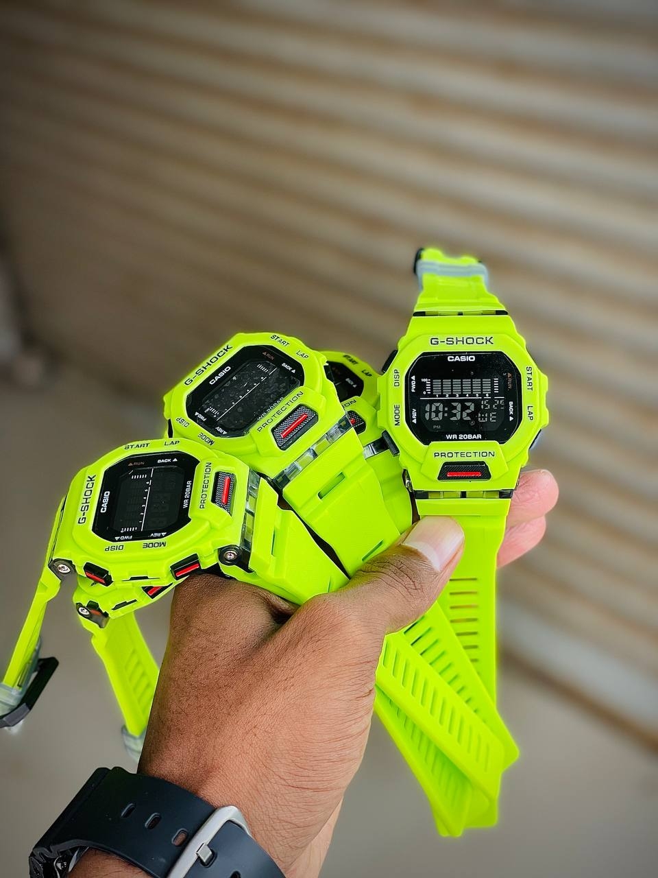 Casio G-Shock GBD-200-9DR Neon Green Digital Watch