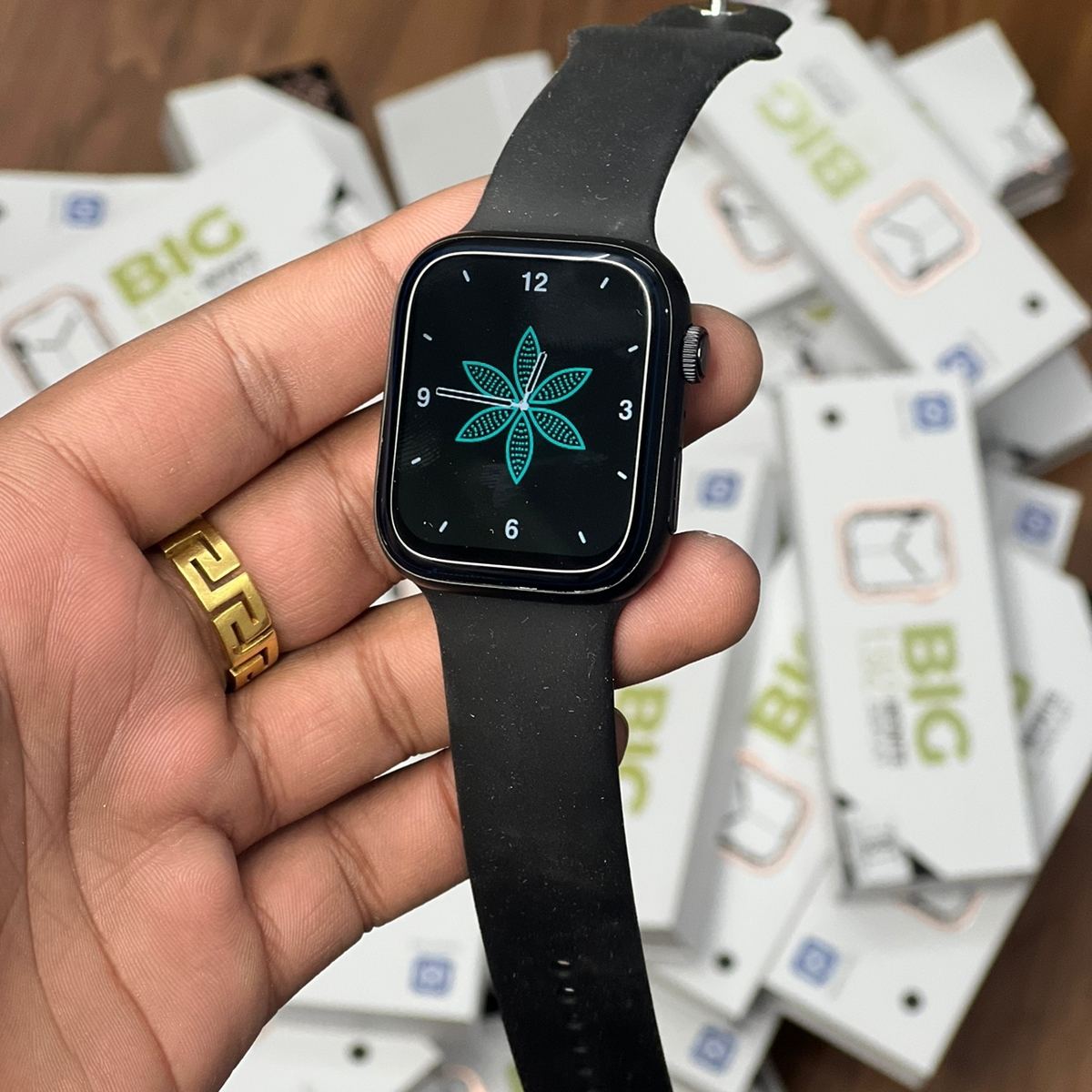 Hiwatch T500+ Pro Smartwatch| Full Display And Side Button Scrolling