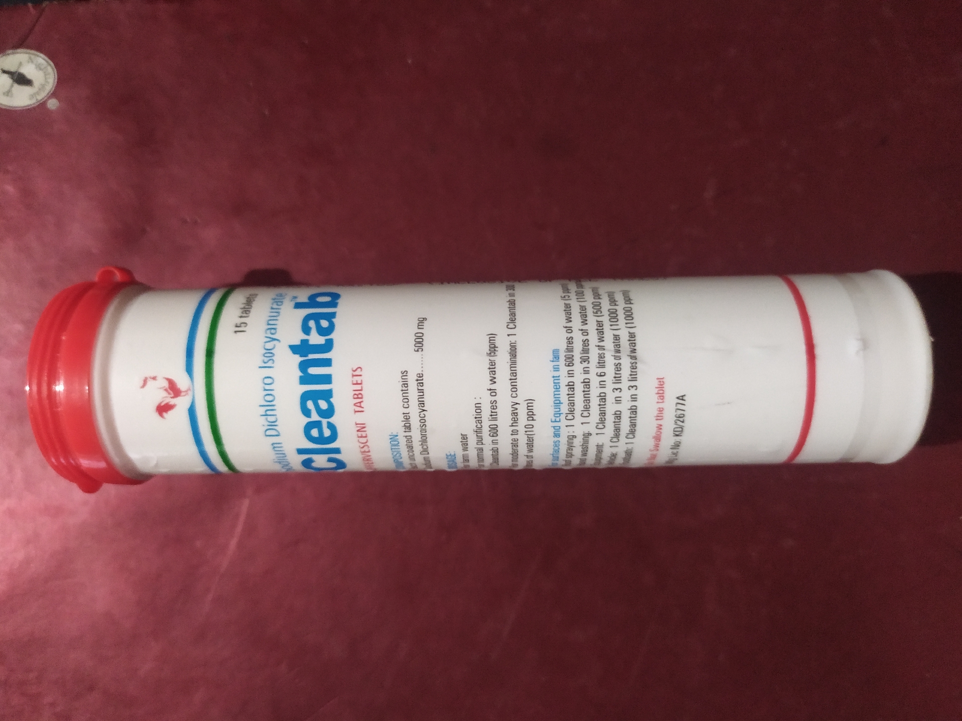 Cleantab - Sodium Dichloro Isocyanurate Water sanitizer tablet by Stallen